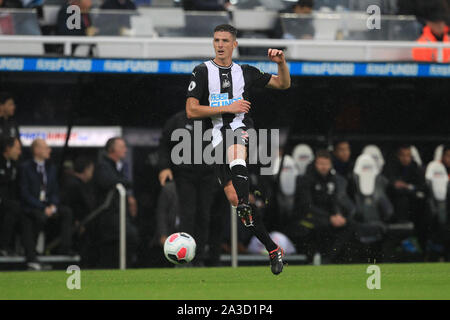 Ciaran Clark of Newcastle United during the Premier League match ...