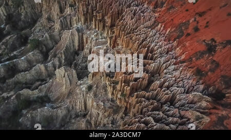 Natural phenomenon Miradouro da Lua or the Moon Landscape in Angola ...