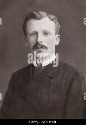 Head and shoulders portrait of Theodorus (Theo) Van Gogh (1st May 1857 ...