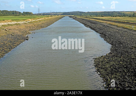 River Ouse looking south at Lewes East Sussex Stock Photo - Alamy