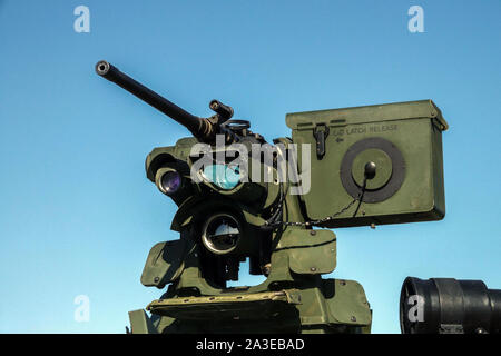 Heavy machine gun Browning M2HB QCB Czech Army Stock Photo - Alamy