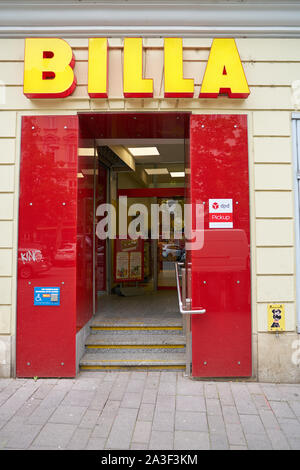 Billa, supermarket chain in Austria in Vienna, Austria Stock Photo - Alamy
