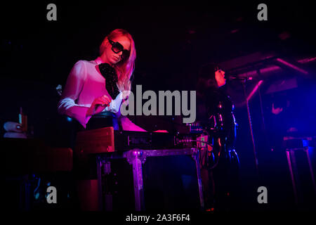 Oslo, Norway. 07th, October 2019. The Canadian band Desire performs a ...
