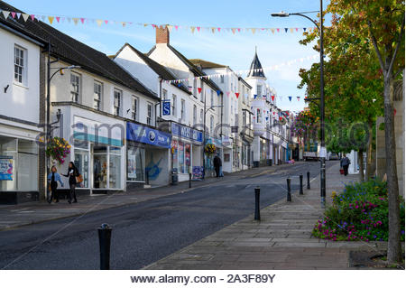 Shops High Street Chepstow Stock Photo: 16102990 - Alamy