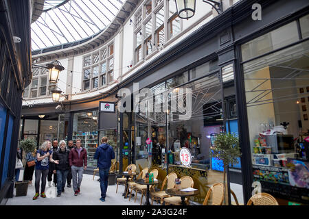 High Street Arcade, Cardiff City centre Wales UK Stock Photo - Alamy
