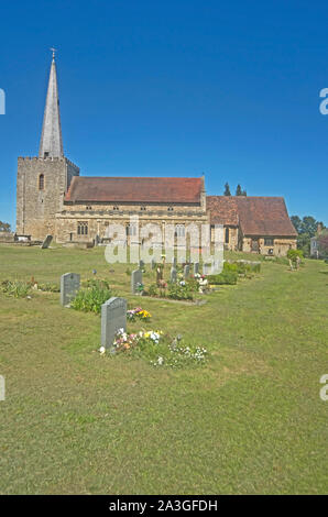 West Mallling Kent St Mary the Virgin Church Stock Photo - Alamy