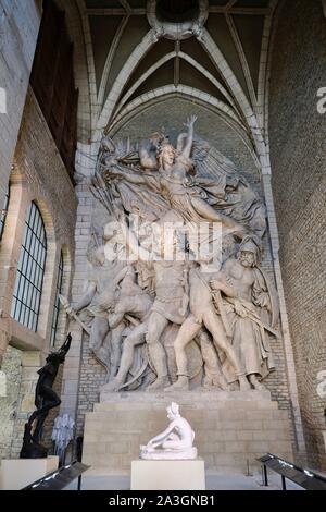 Statue of François Rude at the Dijon museum. French sculptor. Paris ...