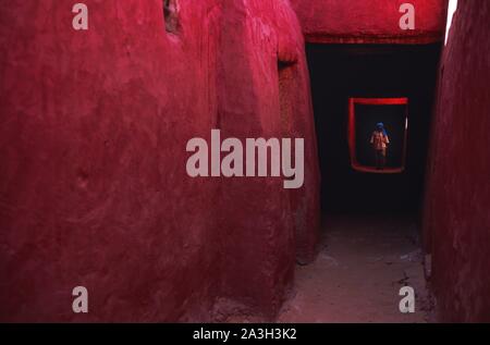 Algeria, Great Western Erg, Sahara, Timimoun, Old Ksar of Timimoun ...