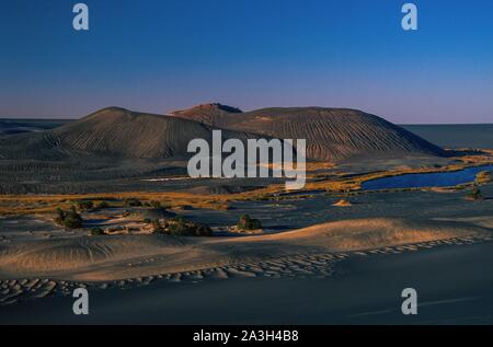 Libya, Sahara, Wawan Namus Volcano Stock Photo - Alamy