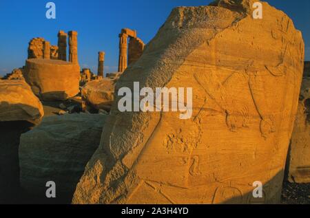 Sudan, Sahara, Temple of Soleb Stock Photo - Alamy