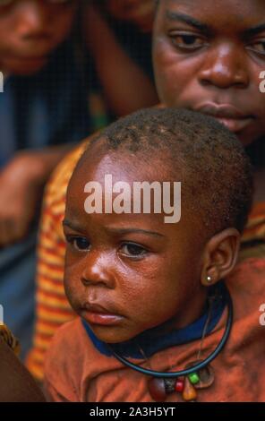 Congo, East, Lobeke, the Baka are a group of nomadic hunter-gatherers ...