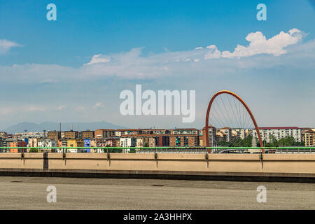 The FIAT rooftop test track on top of the Lingotto building ,now a ...