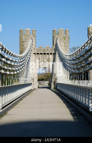 Conwy suspension bridge by thomas Telford North wales conway north ...