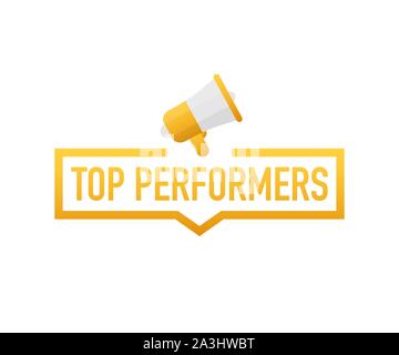 Top Performers. Badge, icon, stamp, logo. Vector illustration Stock Vector Image & Art - Alamy