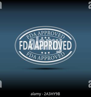 fda approved banner template. fda approved ribbon label sign Stock ...