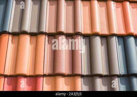 Roof cladding pattern roof tiles Stock Photo - Alamy