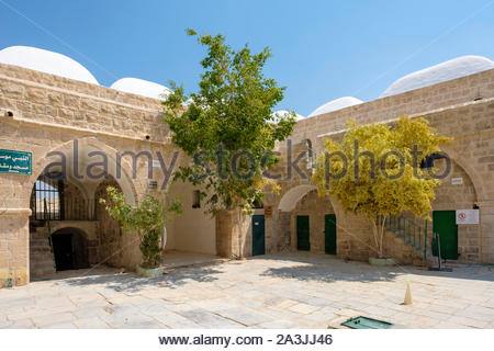 Palestine, West Bank, Jericho. Maqam (shrine) of an-Nabi Musa, believed ...