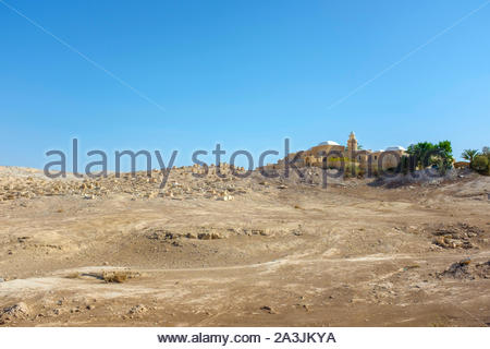 Palestine, West Bank, Jericho. Maqam (shrine) of an-Nabi Musa, believed ...
