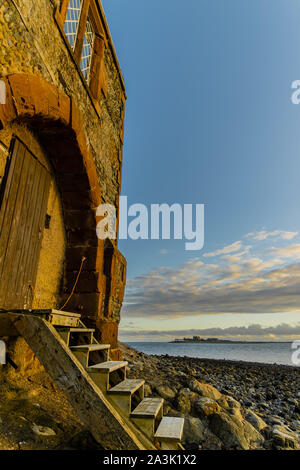 Grade 2 listed Roa Island Watchtower built 1847 to monitor shipping ...