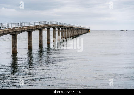 Roscoff harbour with dock jetty and sea background Stock Photo - Alamy