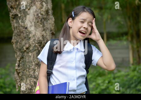 A Crying Filipina Girl Stock Photo - Alamy