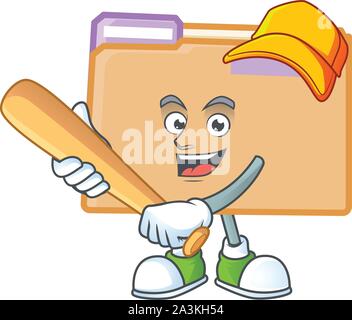 File folder cartoon character are playing games with various cute ...