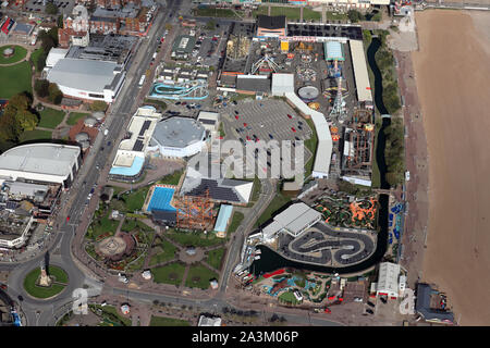 aerial view of Skegness town skyline, Lincolnshire Stock Photo - Alamy