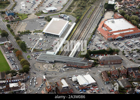 aerial view of Skegness town skyline, Lincolnshire Stock Photo - Alamy