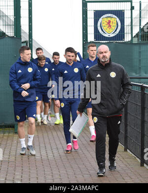 Moscow, Russia - Oct 19, 2019: Young boy jumping with his BMX Bike at pump track. BMX race ...