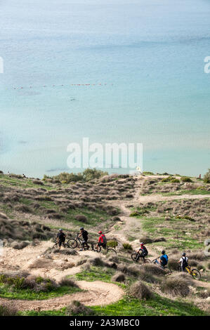 Around Malta - Mountain Biking along the coast of Malta Stock Photo - Alamy