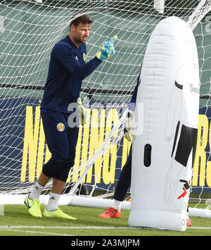 Moscow, Russia - Oct 19, 2019: Young boy jumping with his BMX Bike at pump track. BMX race ...
