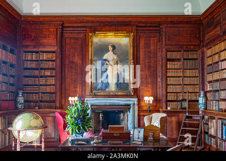 Invergordon, Scotland - May 28, 2019: Upward view of the rear facade of ...