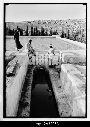 Solomon’s Pools and the ancient aqueducts of the Wadi 'Arrub aqueduct ...