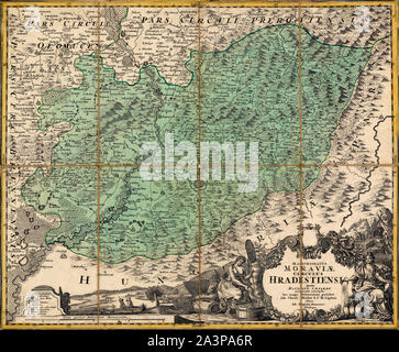 Map of Moravia Stock Photo - Alamy