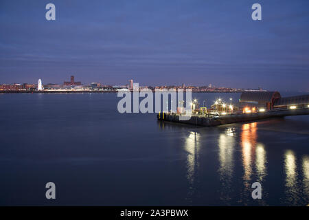 Liverpool Birkenhead Mersey Ferries Woodside Ferry Terminal Merseyside ...