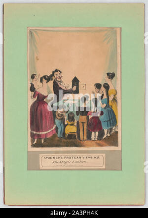 Spooner's protean views, no. 5. The magic lantern Stock Photo - Alamy