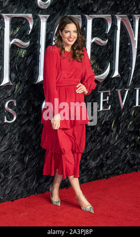 Binky Felstead attends the Maleficent: Mistress of Evil European Film ...