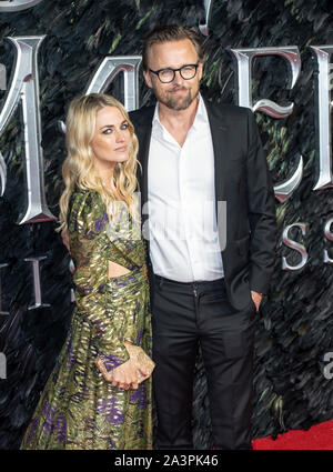 LONDON - ENGLAND - OCT 9. Joachim Ronning and Amanda Hearst attends the ...