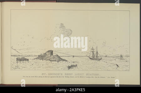 St. George's Reef light station, View from the South-West, showing the ...