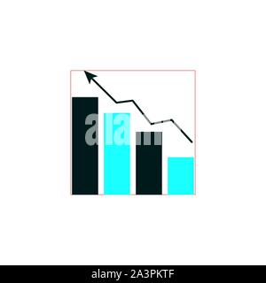 Increase arrow and bars design, workflow infographic data information business analytics and ...