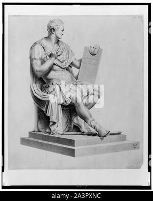 This sculpture of George Washington by Antonio Canova portrays the ...