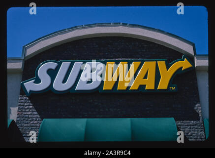 Subway fast food restaurant, Meridian, Idaho, USA, John Margolies ...
