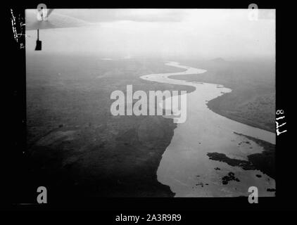 Sudan. Malakal. Air view. The White Nile on nearing Malakal. 1936 ...