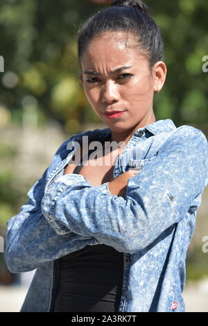 Stubborn Female Woman Stock Photo - Alamy