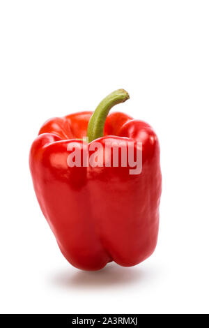 Red paprika isolated on white background Stock Photo - Alamy