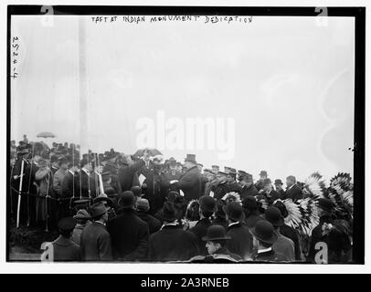 Taft at Indian Monument Dedication Stock Photo - Alamy