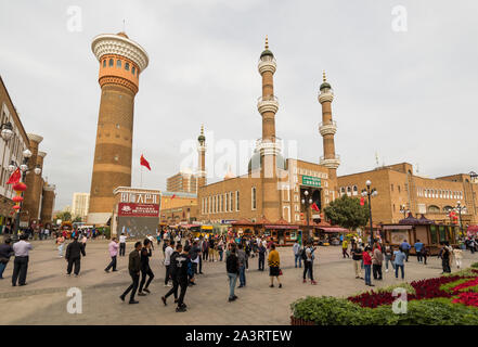Urumqi, China - Urumqi displays a combination of islamic and chinese ...