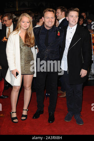 Jason Donovan and children Jemma Donovan, Molly Donovan & Zach Stock ...