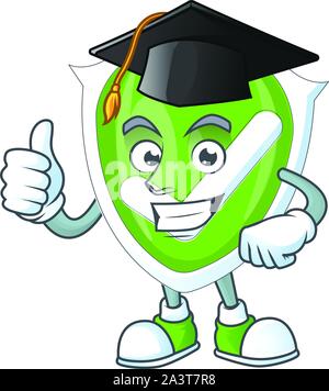 Graduation hat and check mark icon and logo design. Educational and ...