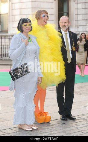Grayson Perry and wife Philippa Perry arriving for Royal Academy of ...